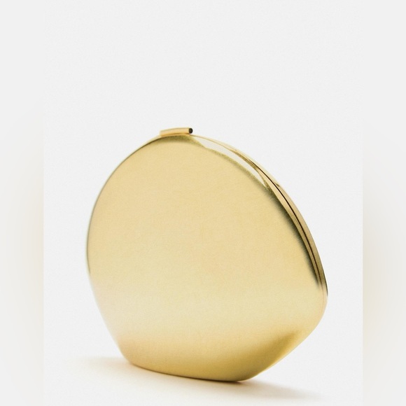 Zara | Bags | Zara Metallic Box Bag | Poshmark